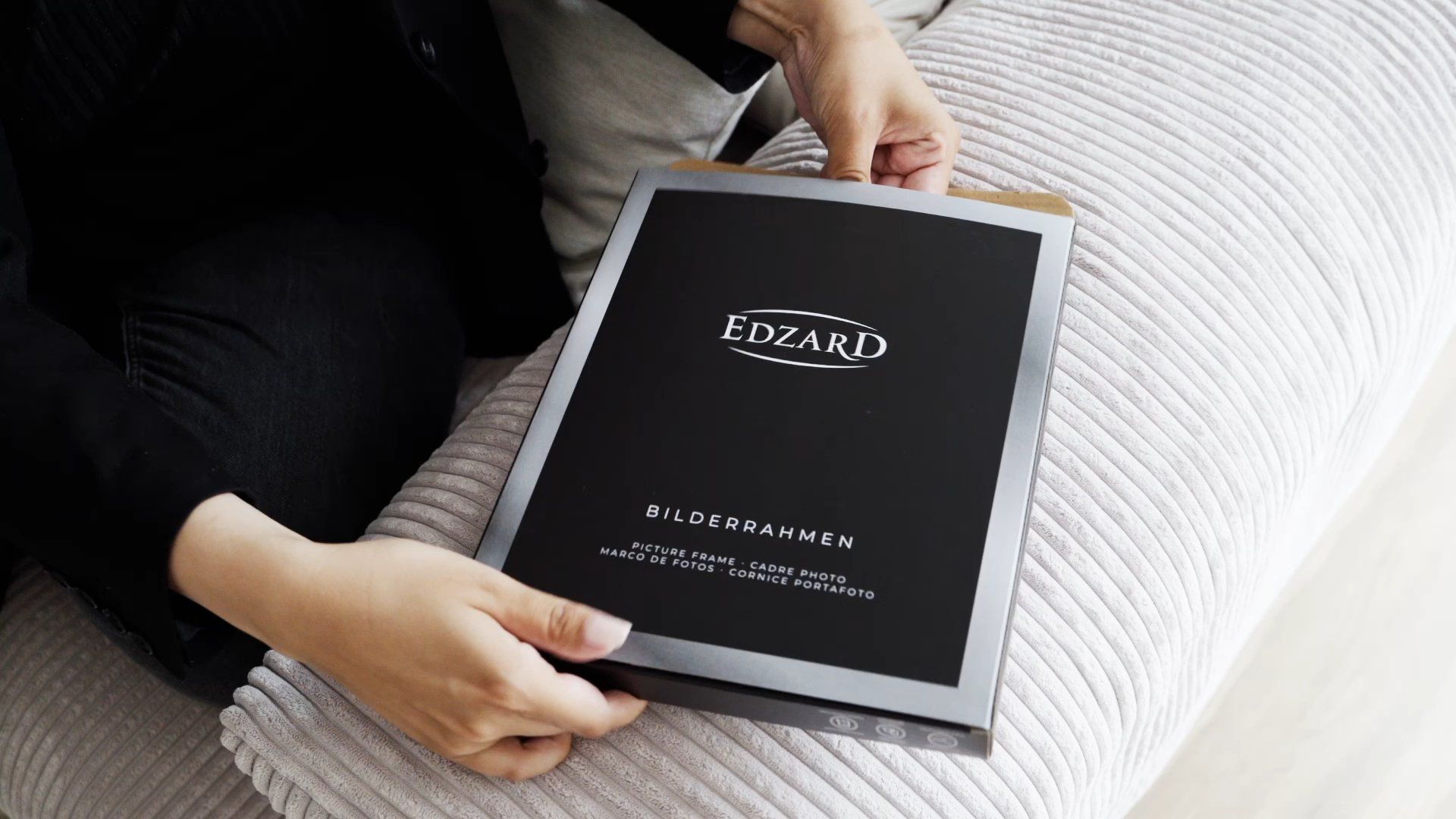 Bilderrahmen Rivoli (13x18 cm) Passepartout, versilbert | EDZARD